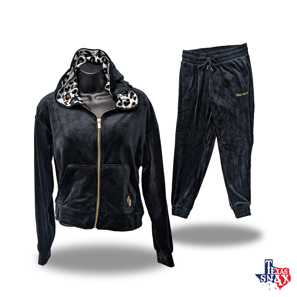 Luxurious Athleisure Buc-ee's Tracksuit with Hoodie – Texas Snax
