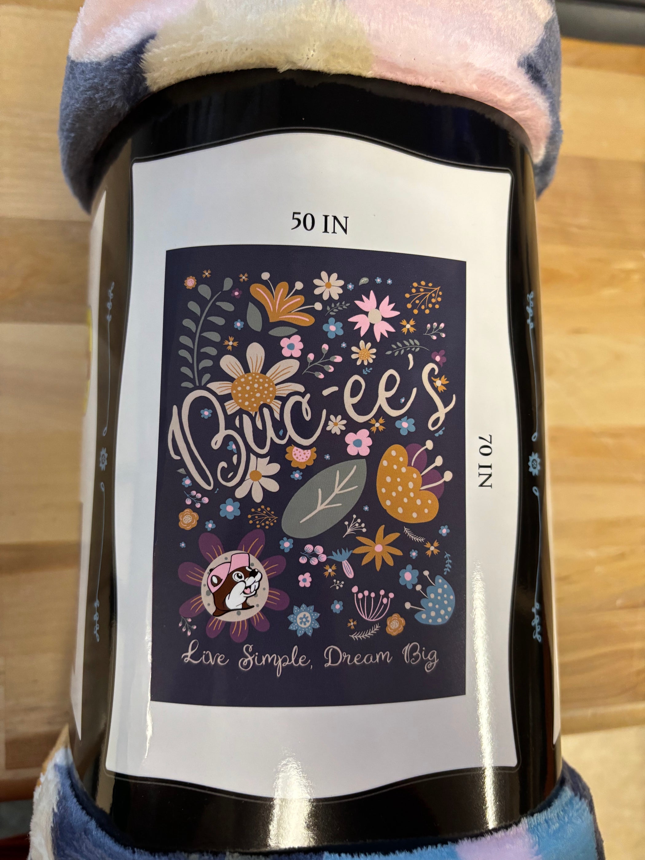 Buc-ee's "Live Simple, Dream Big" Blanket | Available Here — Texas Snax