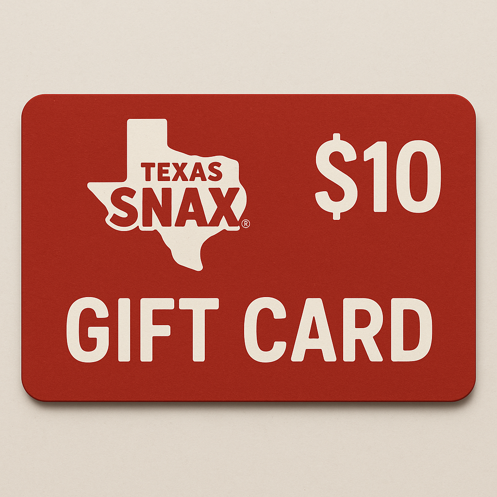 Promo Gift Card to Texas Snax