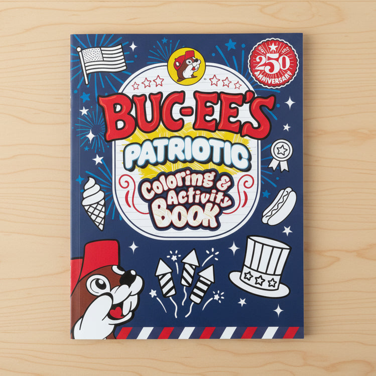 Buc-ee's America 250th Patriotic Coloring & Activity Book — Texas Snax