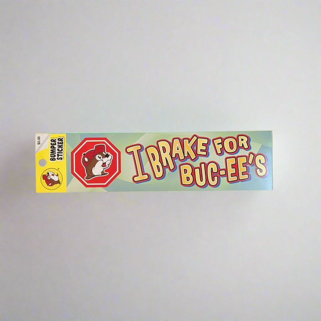 Bucees Merchandise Generic Can We Stop At BUC-Ees Sticker Decal Bumper ...