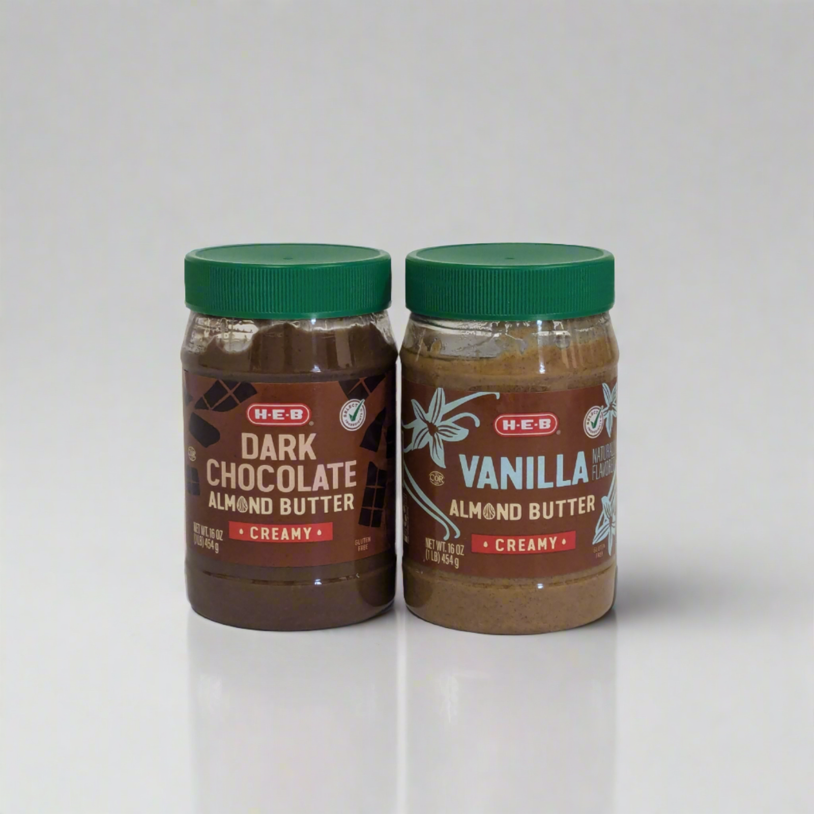 HEB Dark Chocolate and Vanilla Almond Butter | Texas Snax | Creamy and ...