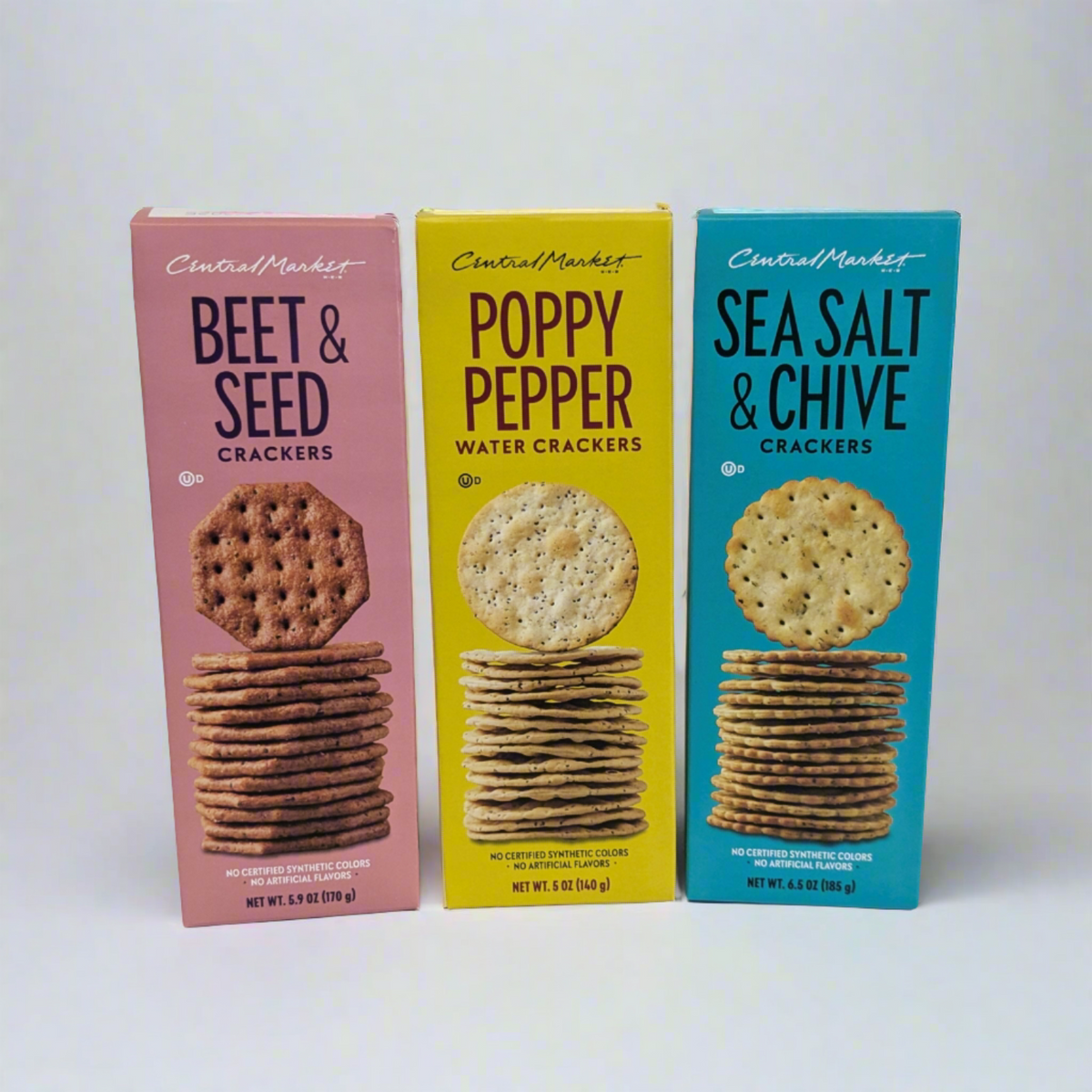 Central Market Crackers Collection | Texas Snax | Gourmet Flavors