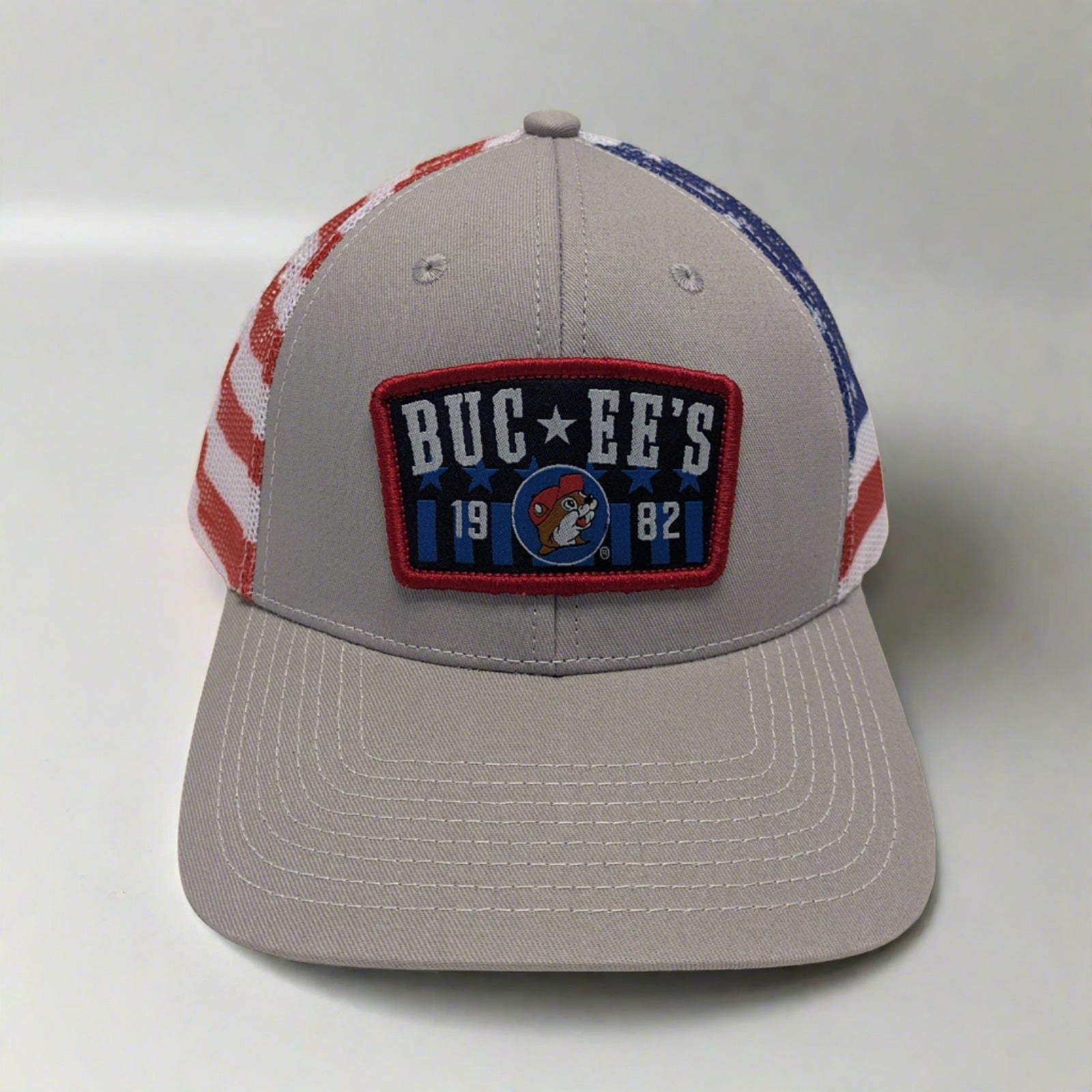 Authentic Buc-ee's American Flag Trucker Hat | Available Here – Texas Snax
