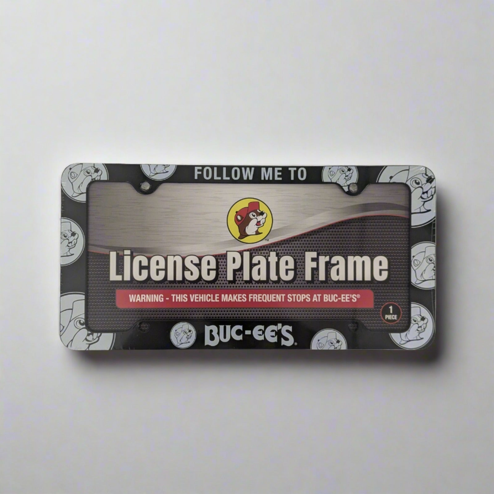 Buc-ee's License Plate Frame – Texas Snax