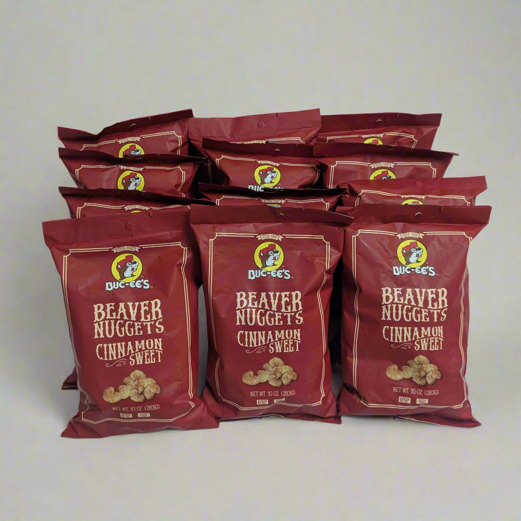 Cinnamon Sweet 10oz Beaver Nuggets Case (12ct case) — Texas Snax
