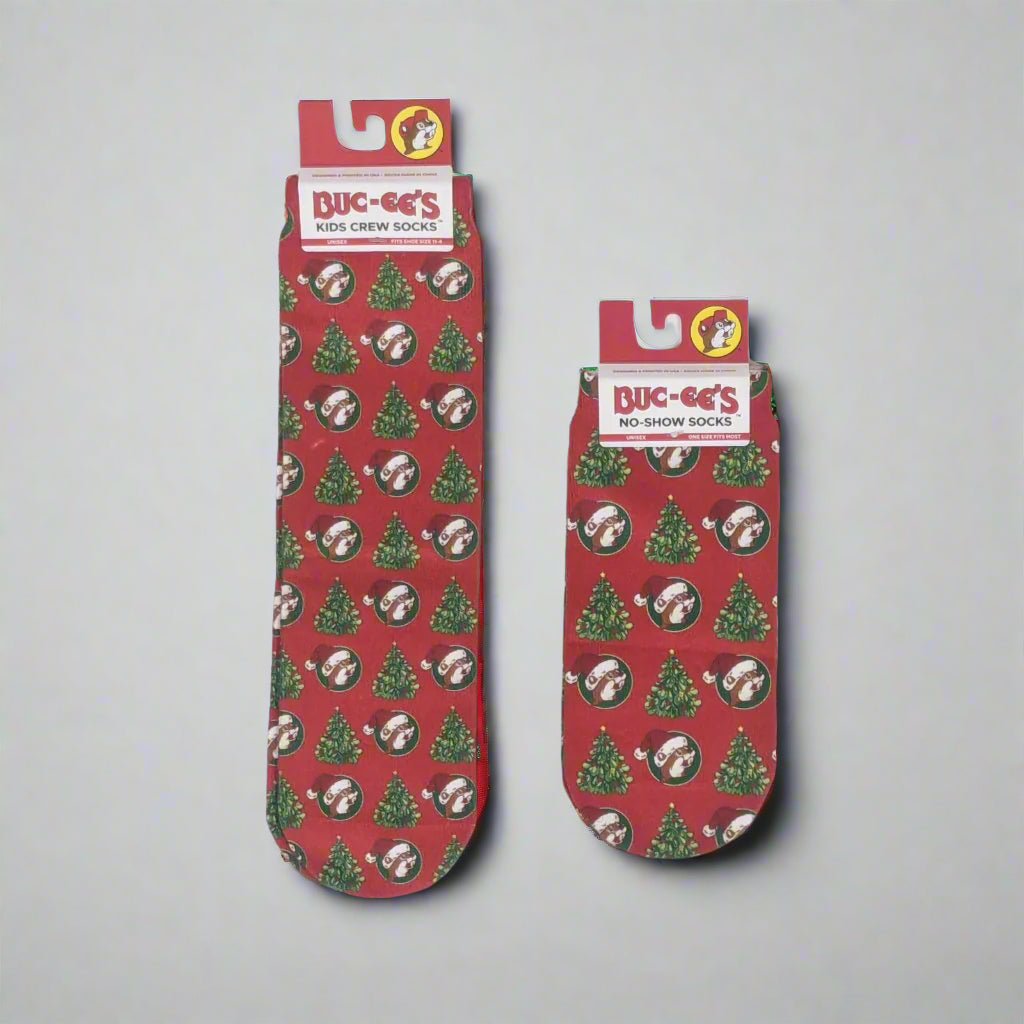 Buc-ee's Christmas Nutcracker & Christmas Tree Socks – Texas Snax