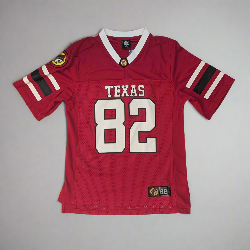 Buc-ee's Red 82 Football Jersey – Texas Snax