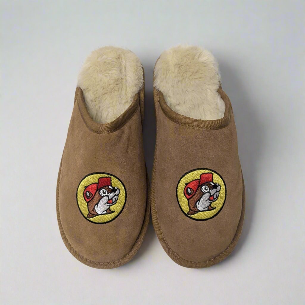 Buc-ee's Cozy Slippers | Men's & Women's | Available Here – Texas Snax