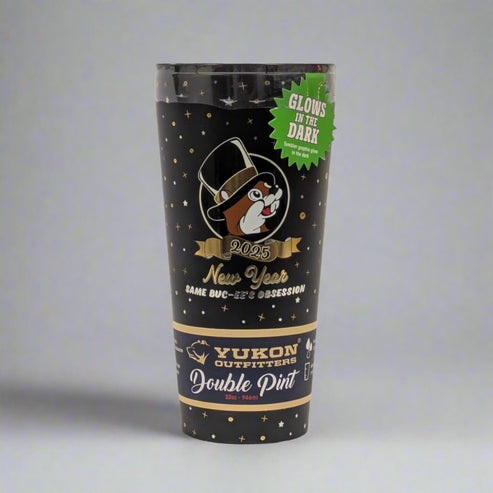 2025 Buc-ee’s New Year Glow-in-the-Dark Tumbler – Sold Here – Texas Snax