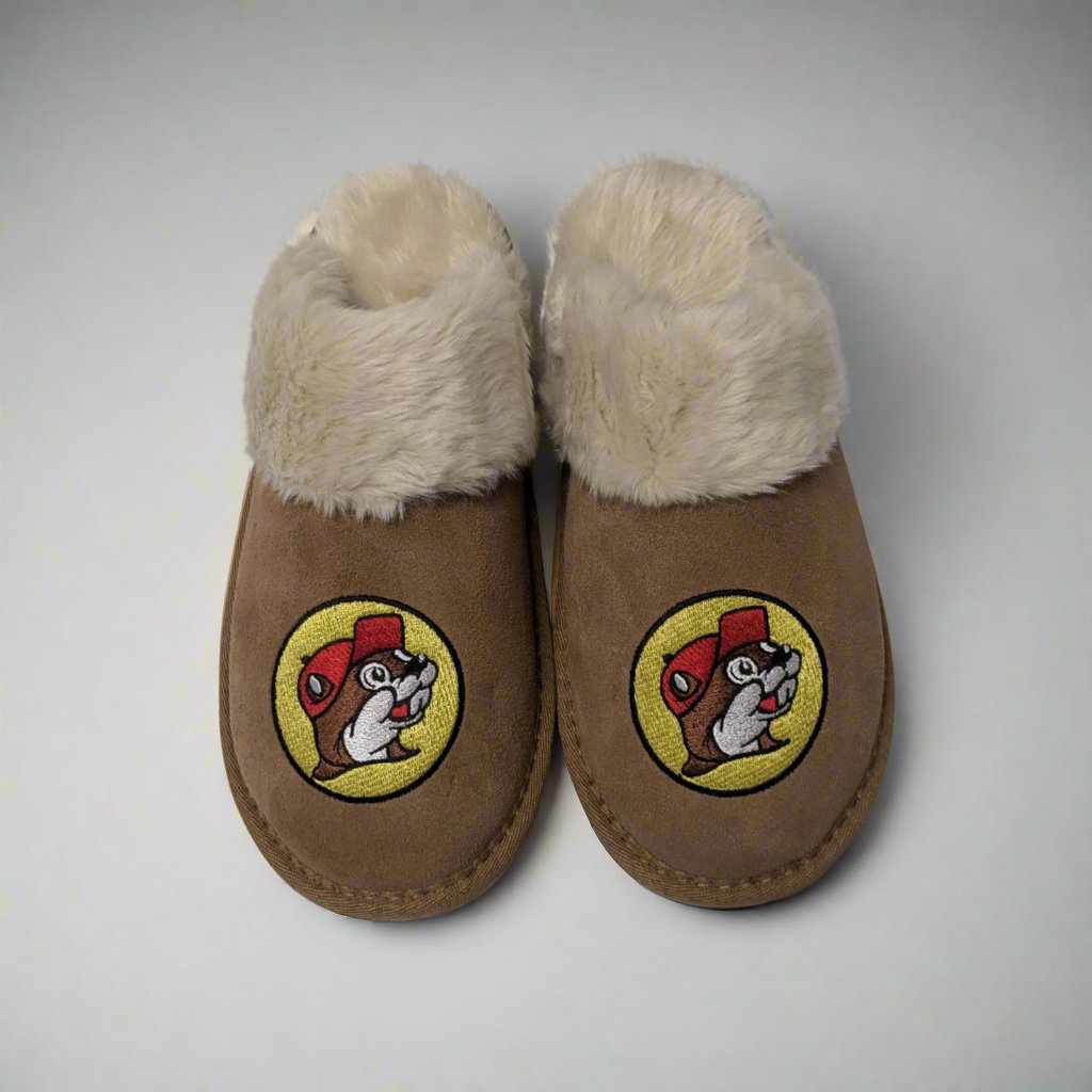 Buc-ee's Cozy Slippers | Men's & Women's | Available Here – Texas Snax